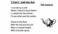 I Can't Said the Ant | Teachific