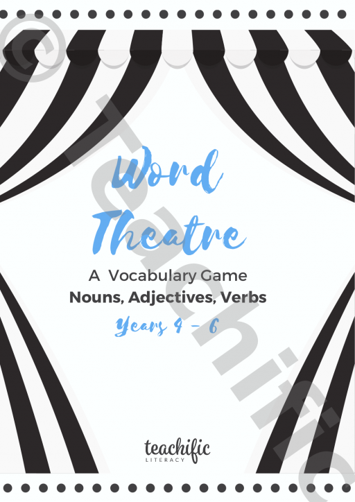 Word Theatre: Verbs, Nouns, Adjectives | Teachific
