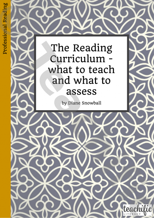 The Reading Curriculum: What to Teach and What to Assess | Teachific