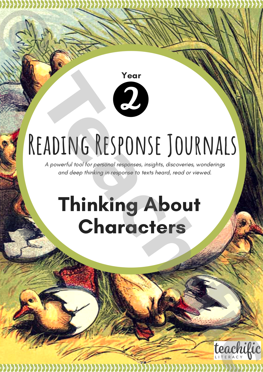 Reading Response Journals: Thinking About Characters - Year 2 | Teachific