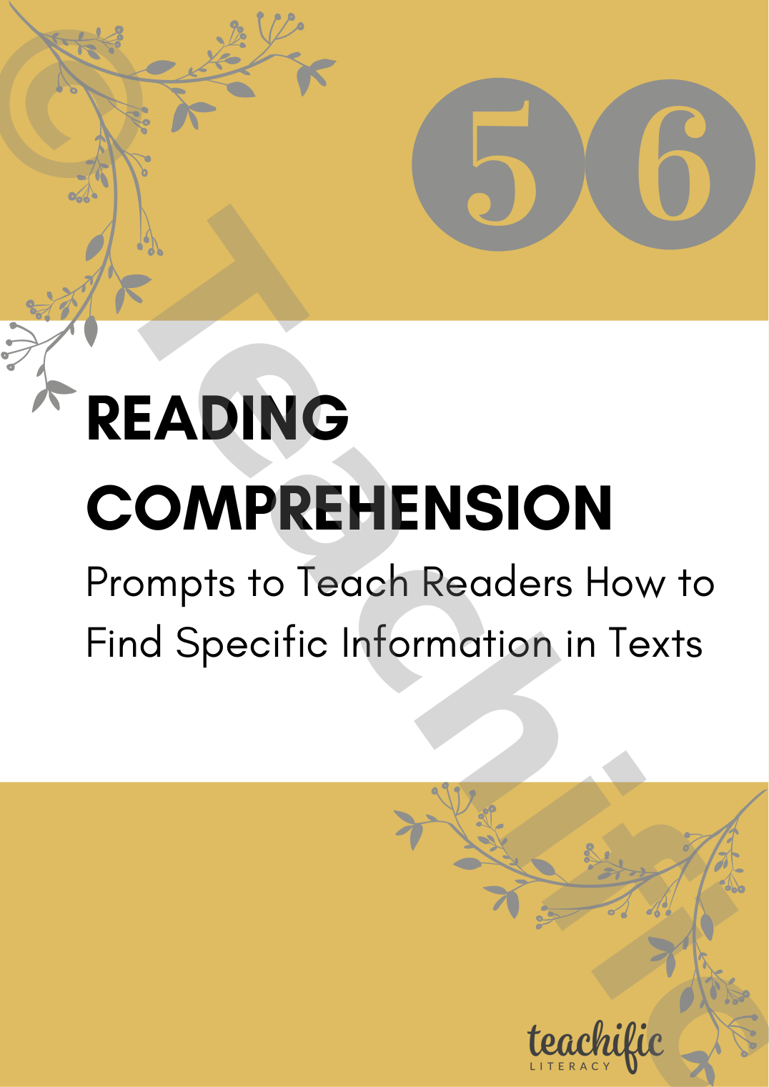 Reading Comprehension Prompts: Finding Specific Information in Texts ...