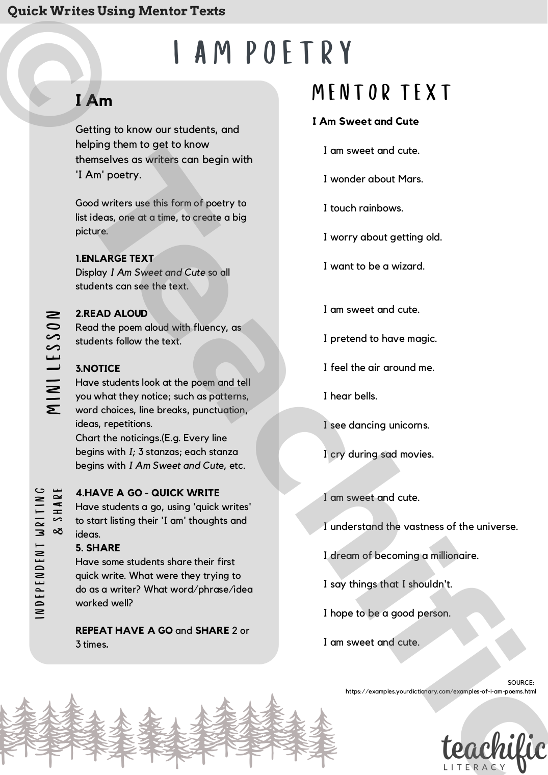 How To Write An I Am Poem Yrs 1 2 Teachific How To Write An I Am Poem Yrs 1 2 Teachific
